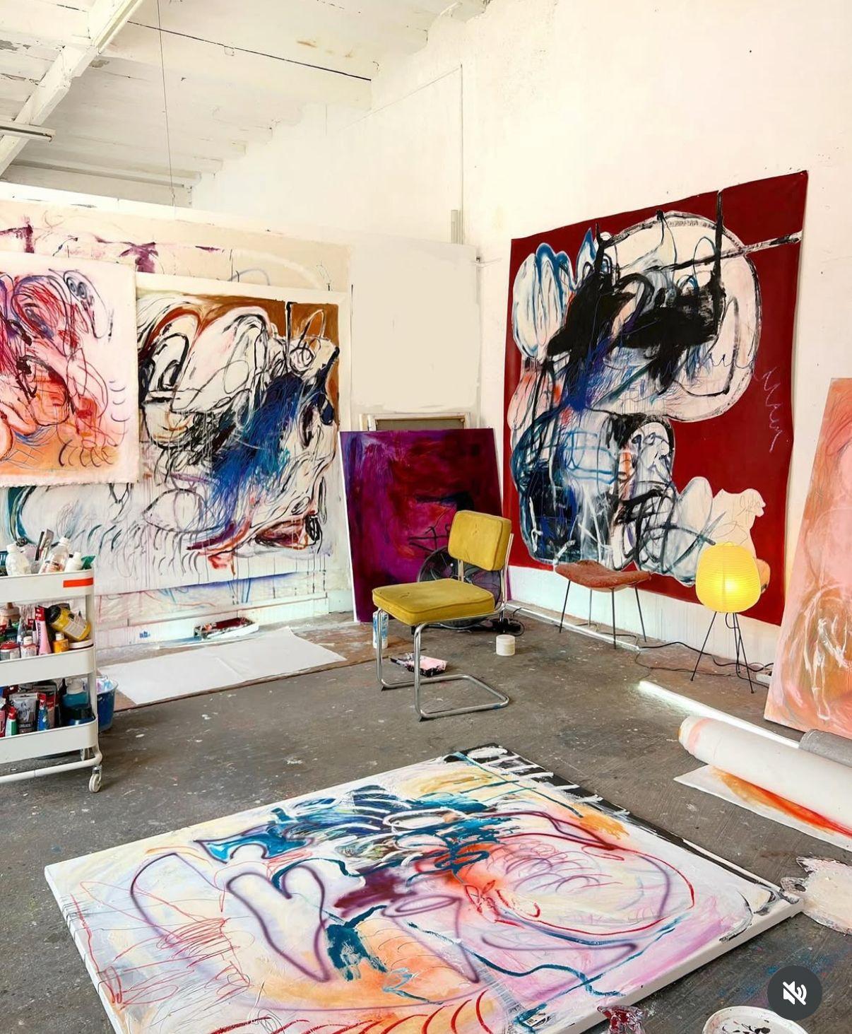 Sophie Crichton - ABSTRACT Big New Lines Artwork Canadian Contemporary ...