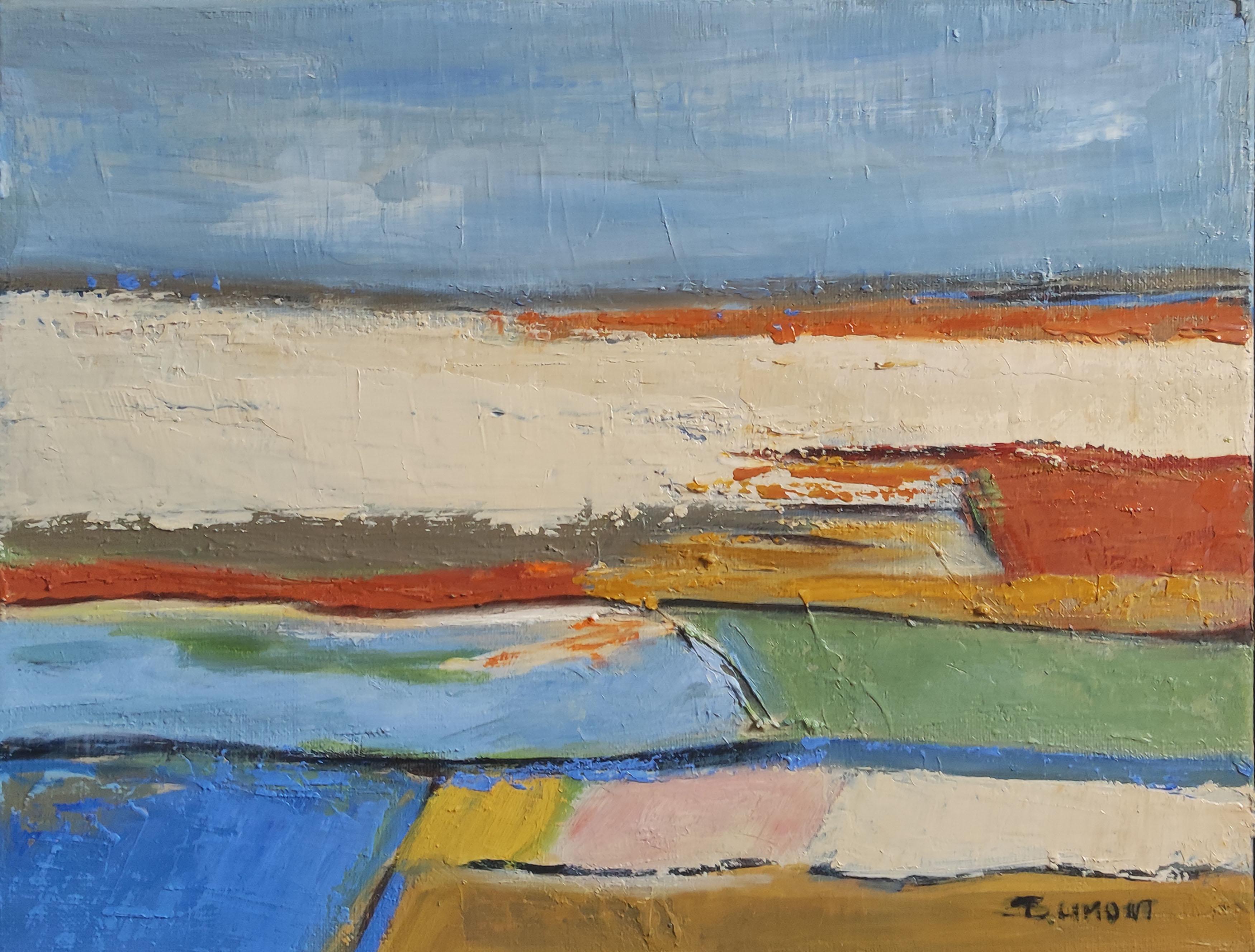SOPHIE DUMONT - Abstract, landscape, oil on canvas, contempory, French ...