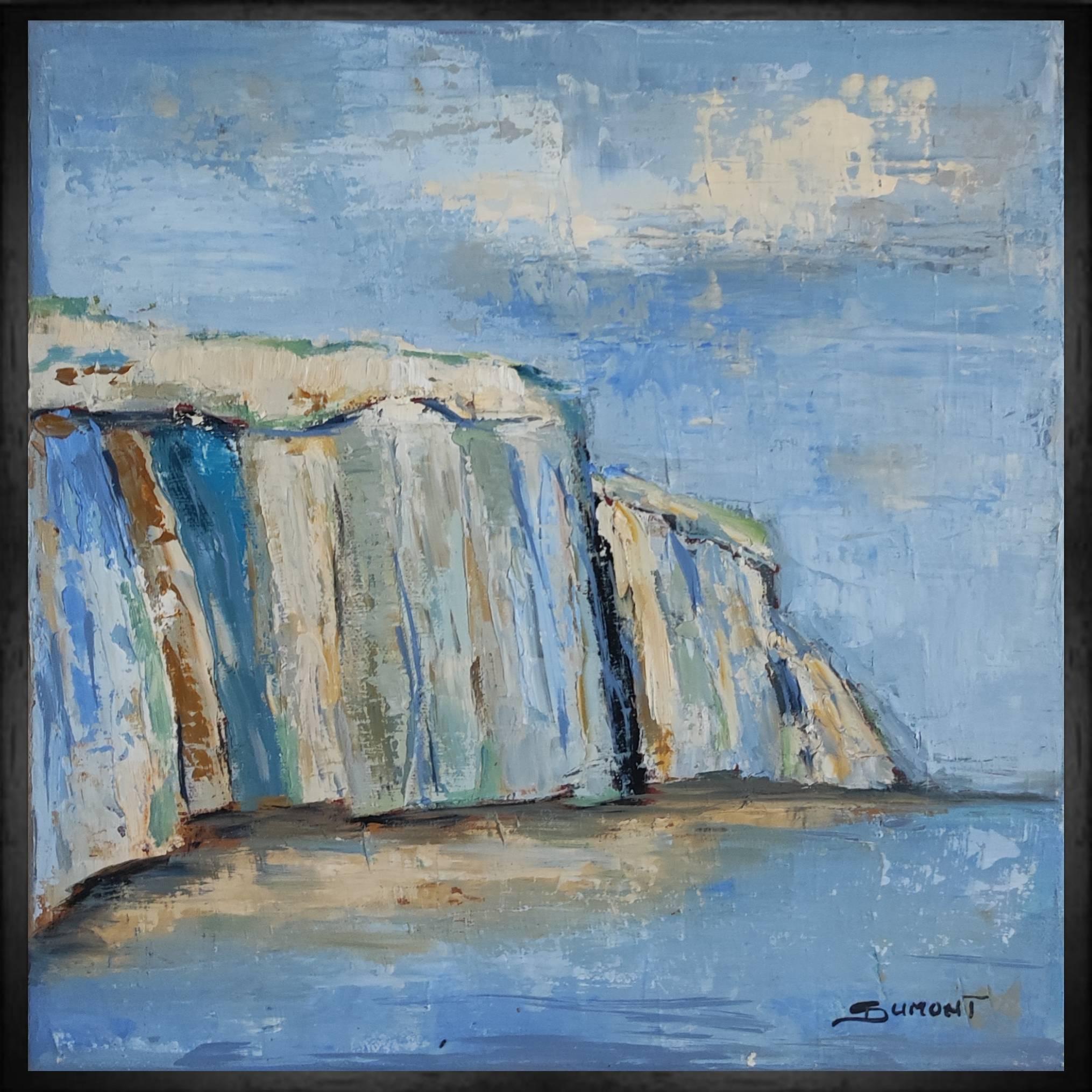 SOPHIE DUMONT - la côte fleurie, bord de mer, paysage abstrait, marine ...