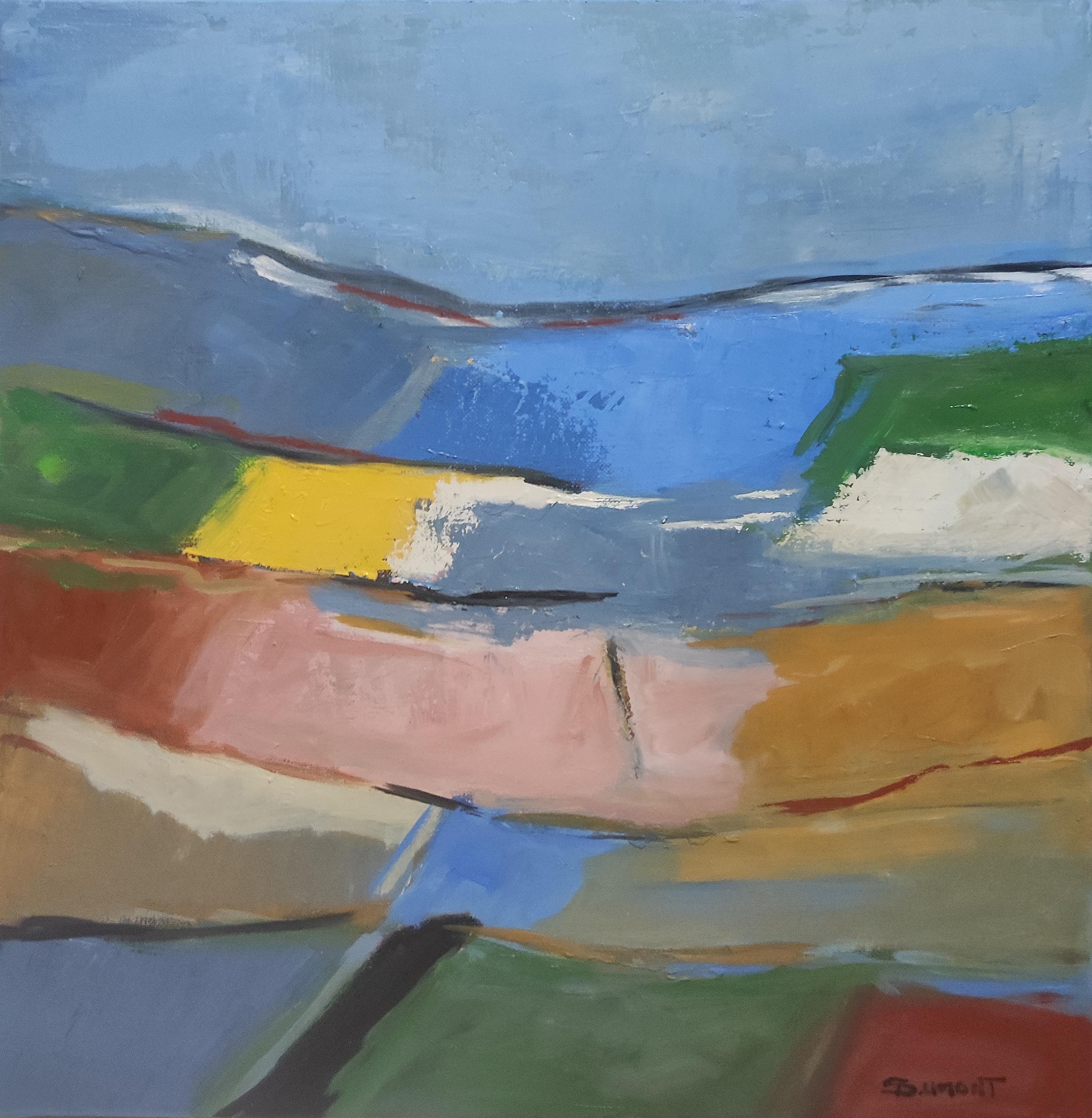 SOPHIE DUMONT - Chromatic Emergence, landscape, oil on canva ...