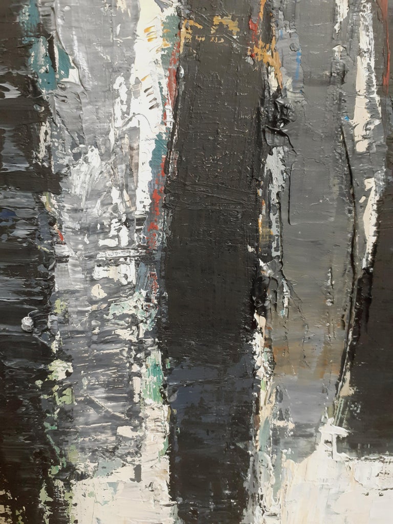 SOPHIE DUMONT - DEEP FOREST, abstrait minimalisme, huile sur toile ...