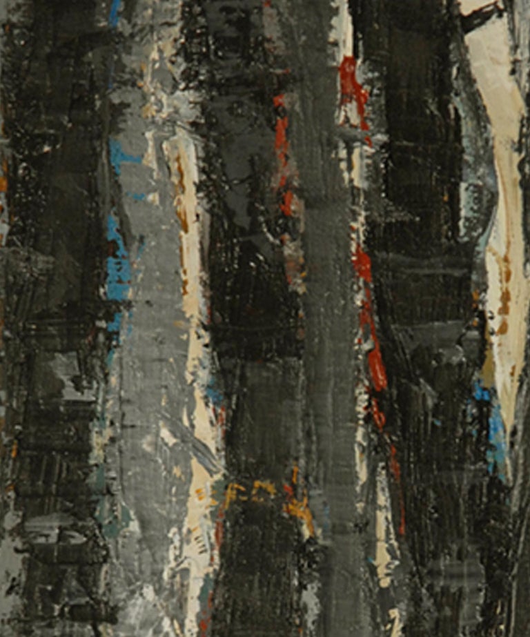 SOPHIE DUMONT - DEEP FOREST, abstrait minimalisme, huile sur toile ...