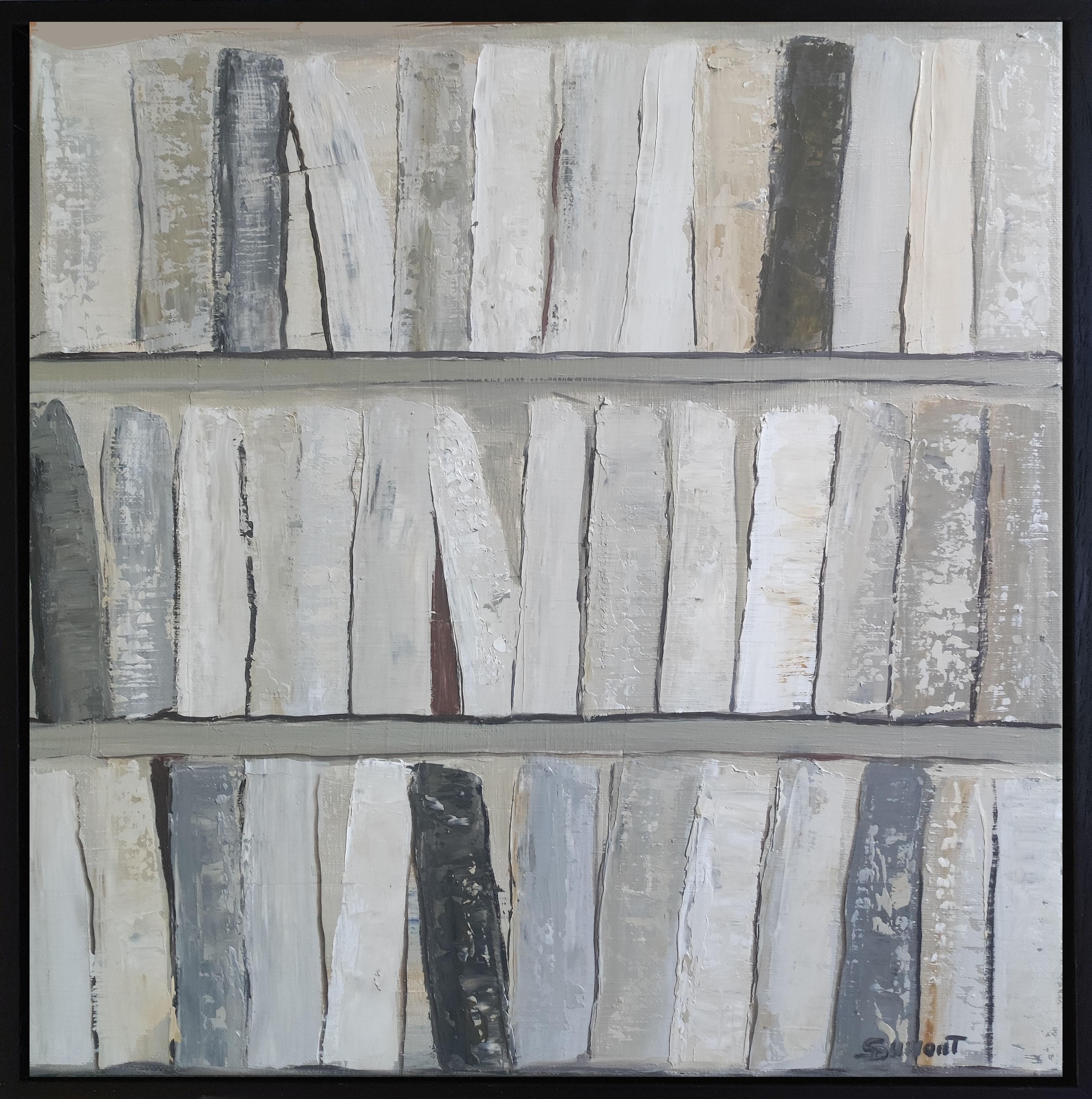 SOPHIE DUMONT - gray tones, minimalism, white, abstract, japandi, oil ...