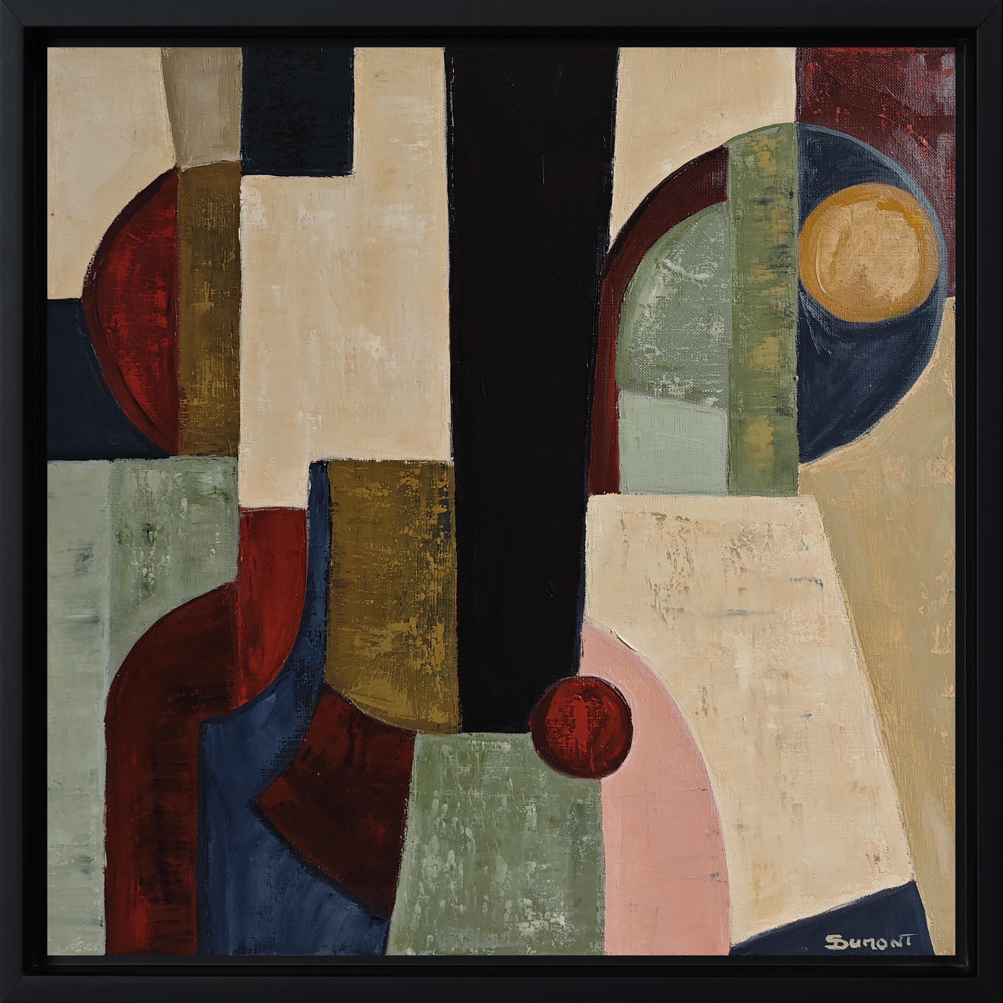 SOPHIE DUMONT - Le passage, Contemporary Abstract Geometric Painting by ...