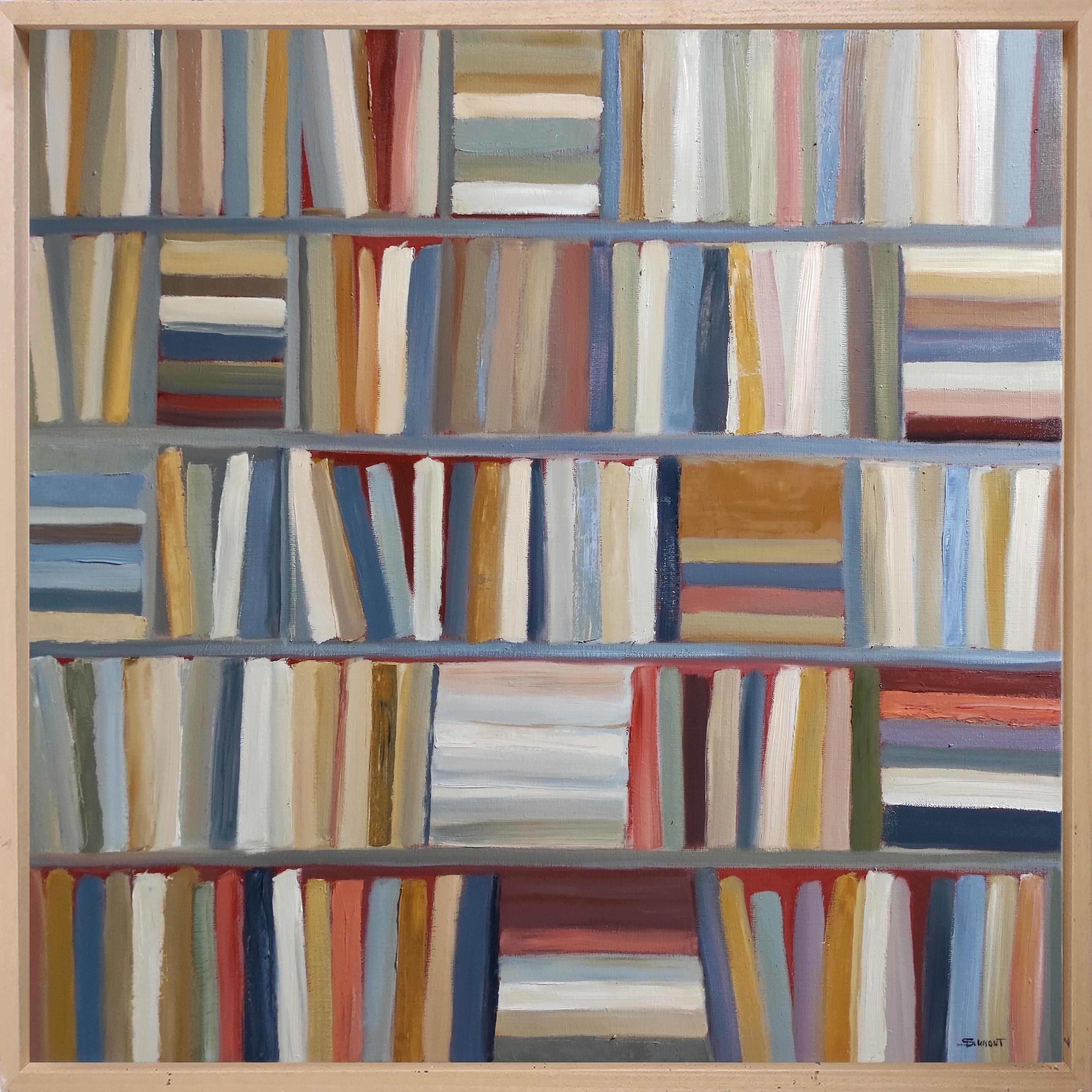 SOPHIE DUMONT - Library 3, multicolor abstract, expressionism ...