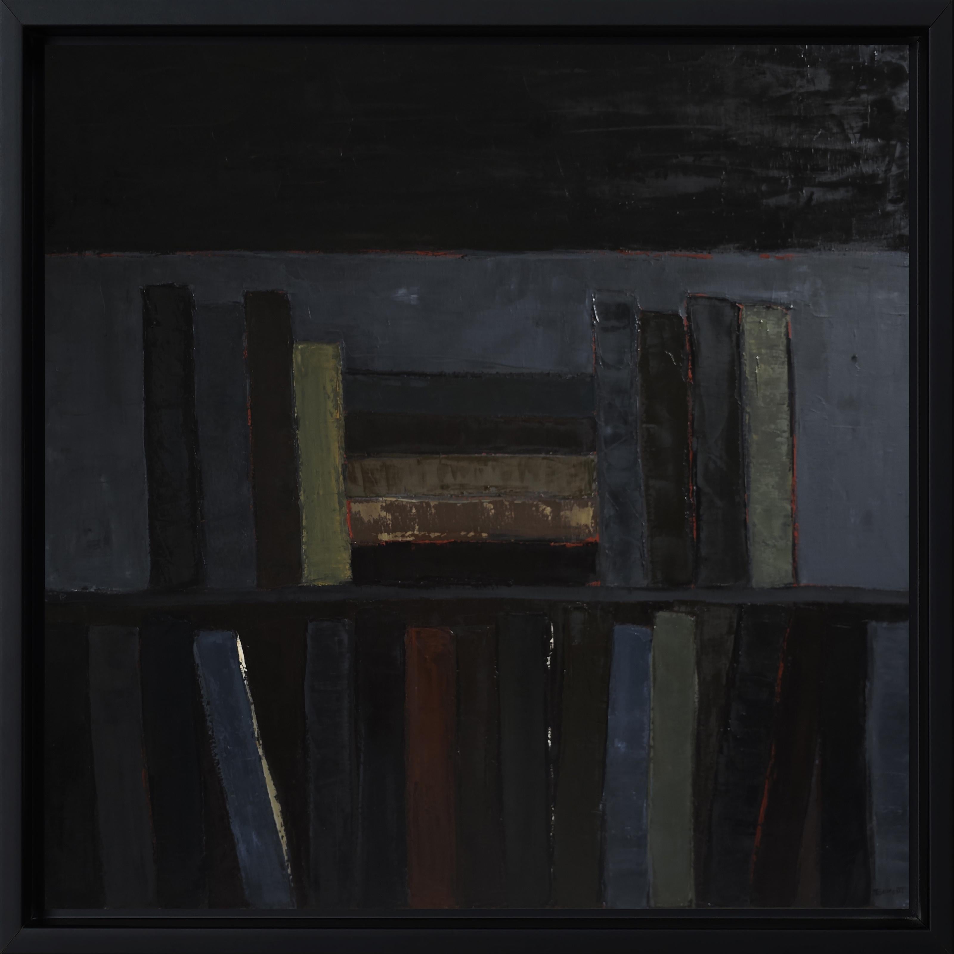 SOPHIE DUMONT - Axe Intérieur, Large Abstract Oil Painting, Signed ...
