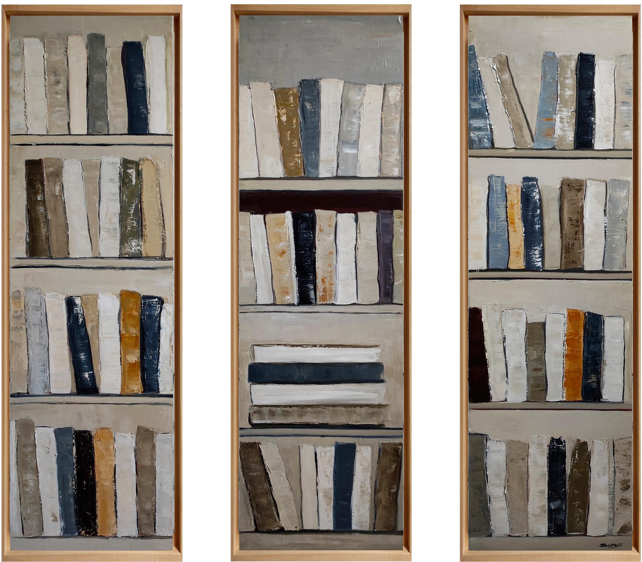 SOPHIE DUMONT - Trilogie des sens white abstract, library, books ...