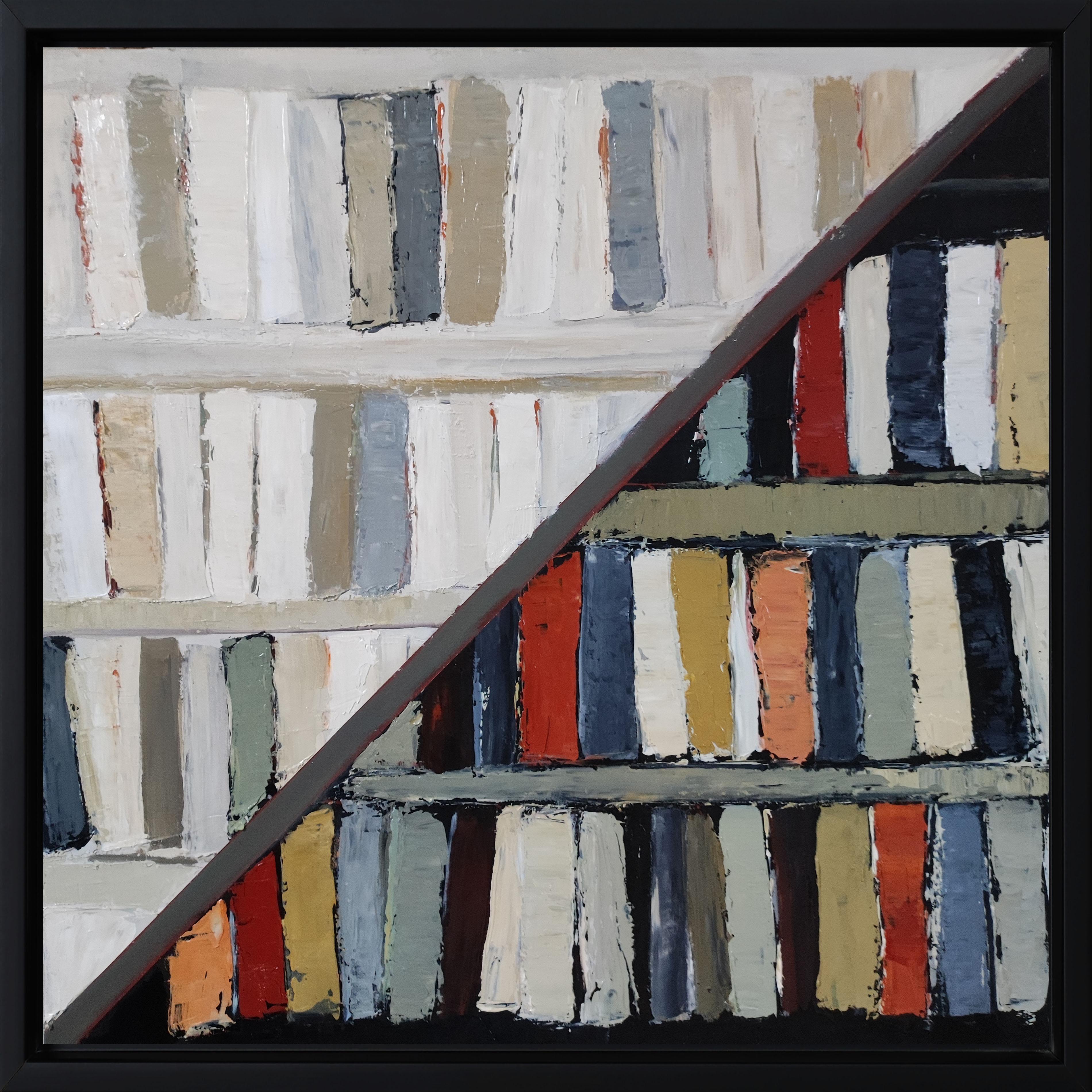 SOPHIE DUMONT - upside down, abstract library, multicolor ...