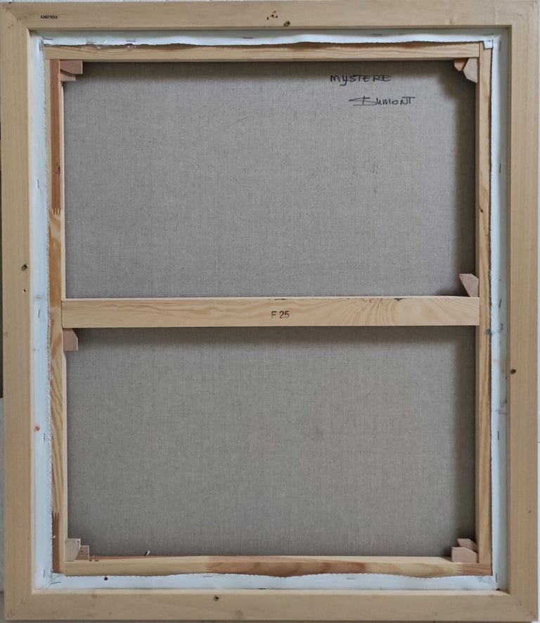 SOPHIE DUMONT - winter forest, black trees, oil on canvas ...