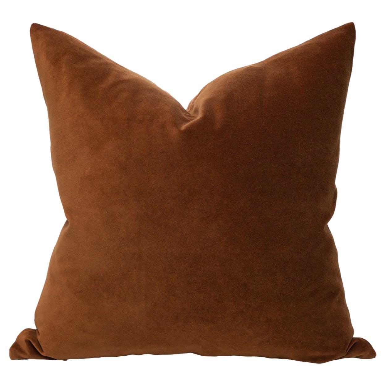 Sophie Velvet Pillow - Golden Topaz For Sale at 1stDibs