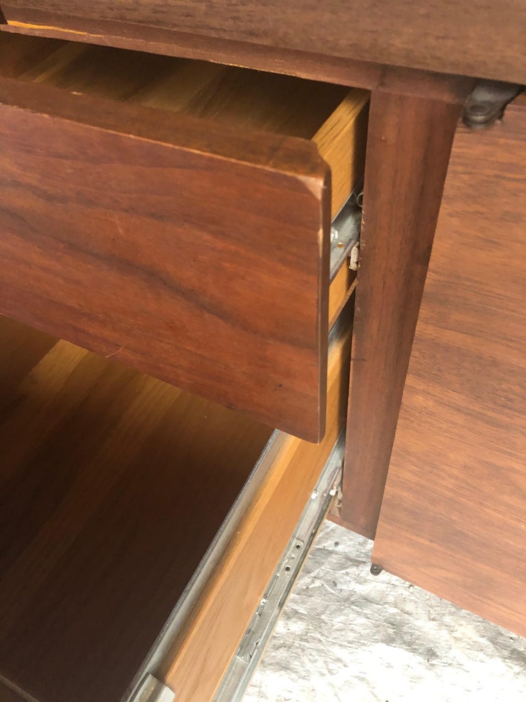 Sophisticated Mid-Century Modern Rectangular Console Cabinet For Sale ...