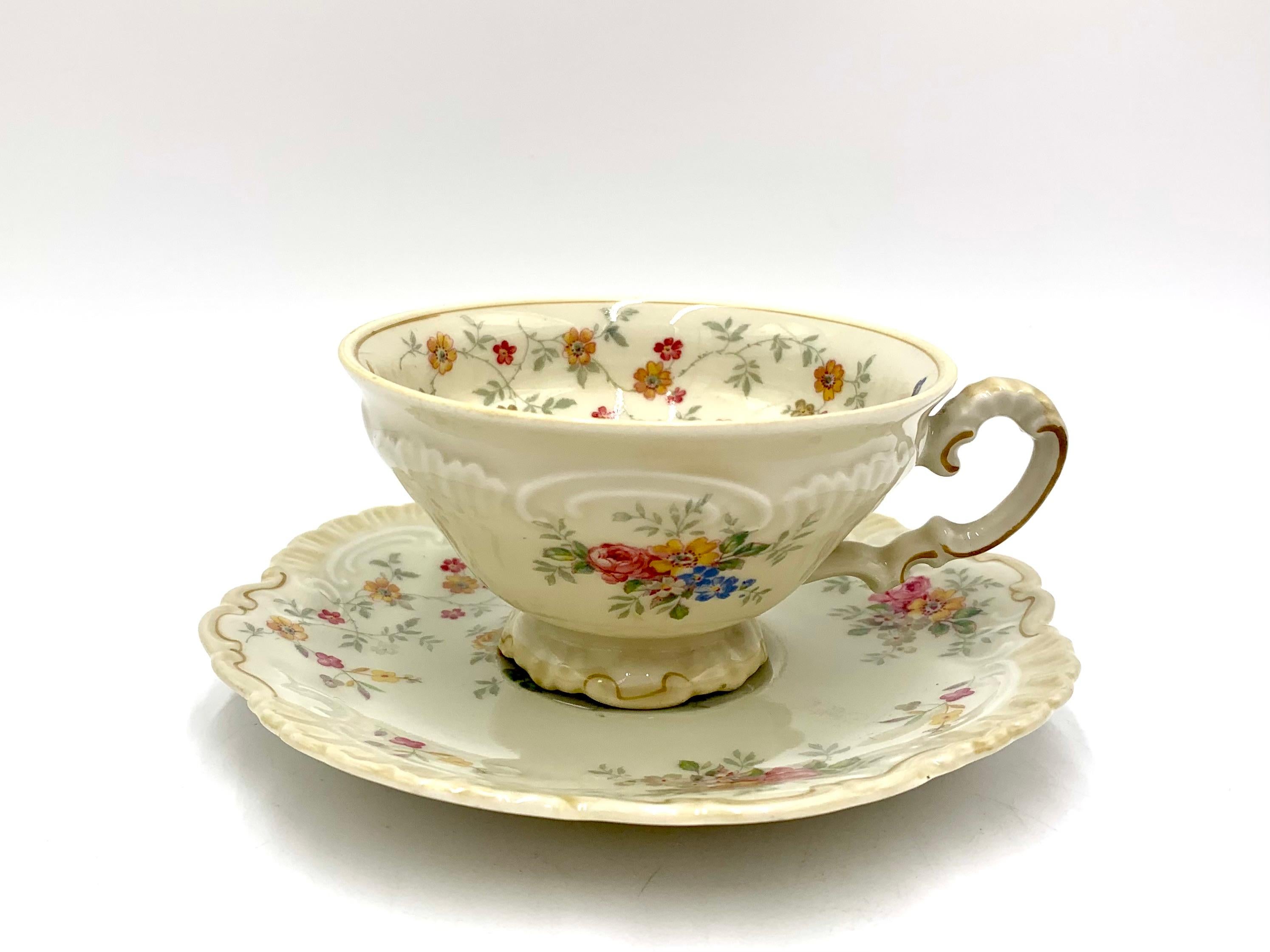 Sorau Porcelain Cup, Poland, 1930s at 1stDibs