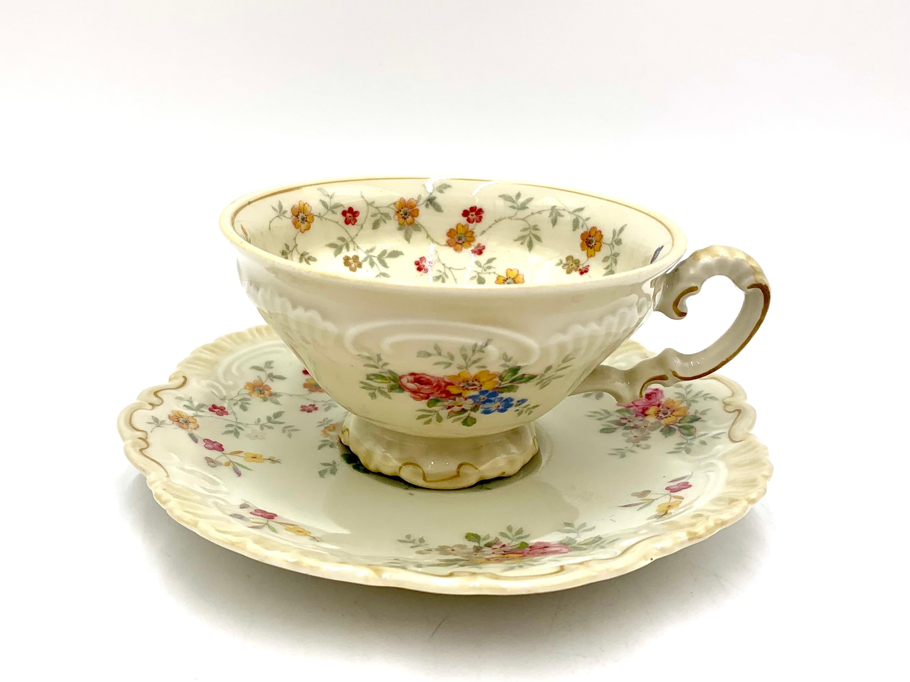 Sorau Porcelain Cup, Poland, 1930s at 1stDibs