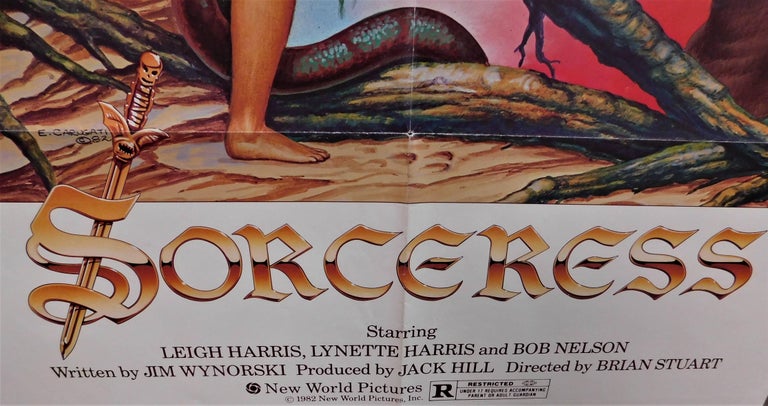 "Sorceress" 1982 Original Movie Poster Fantasy Magic Swords and Sorcery ...