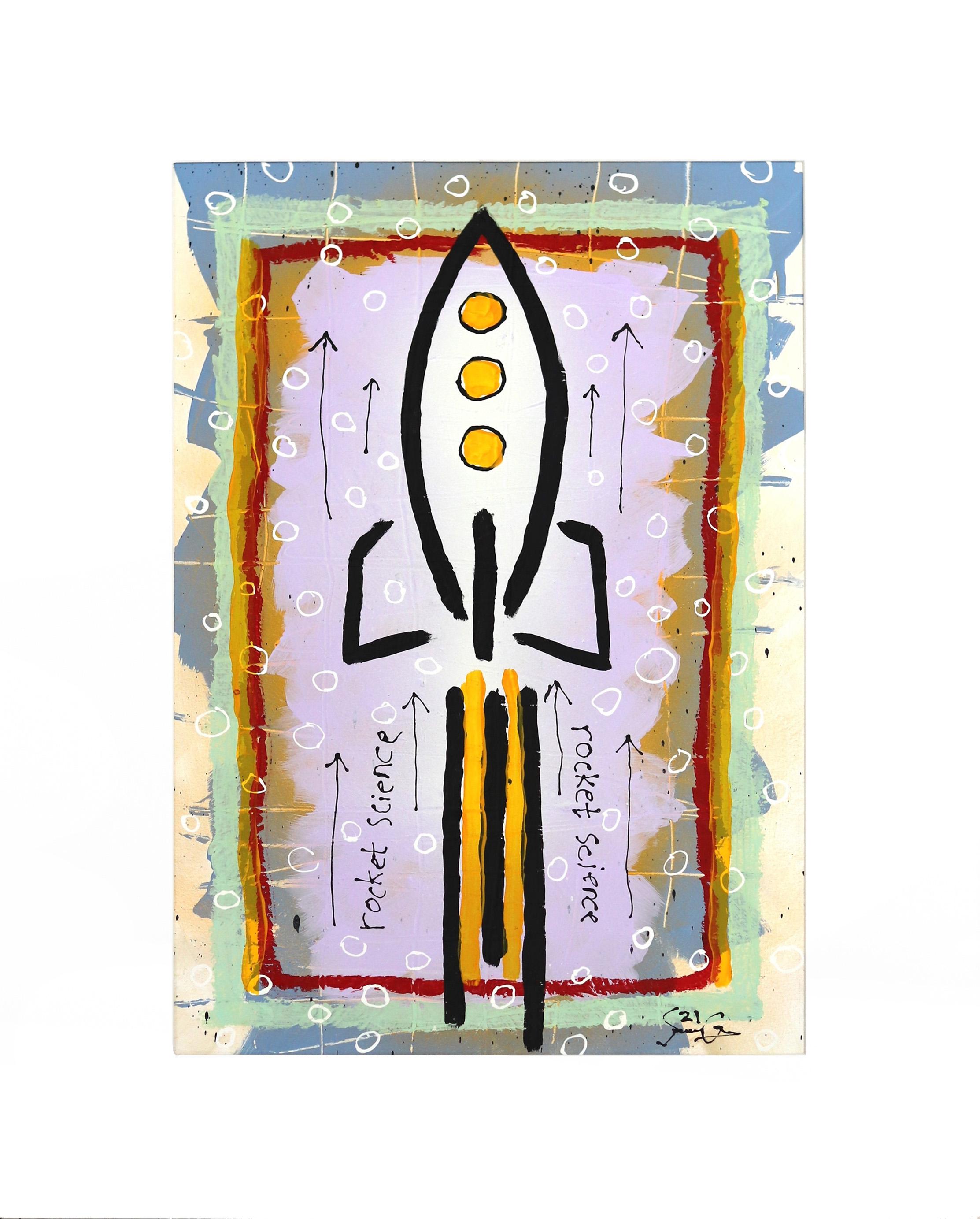 Marc Baseman - Oil Monoprint Portrait Painting on Paper 1/1 Neo ...