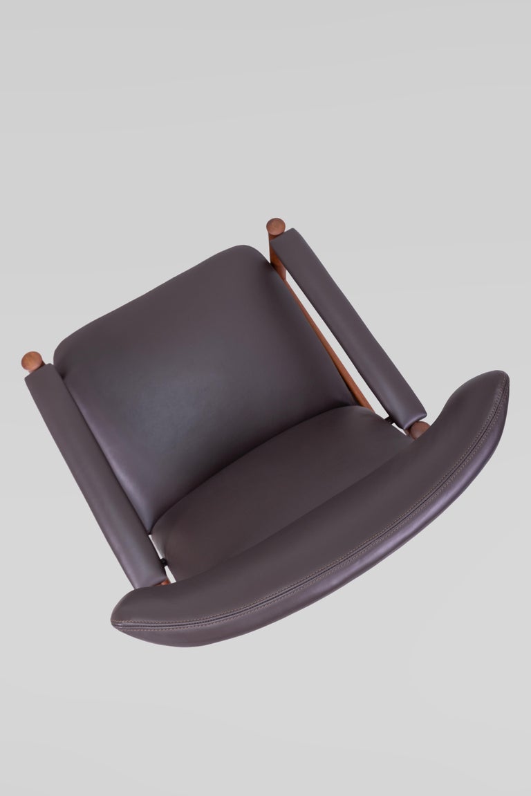 Soren Hansen Wingback Chair Model 4365, Denmark 1960s For Sale at 1stDibs