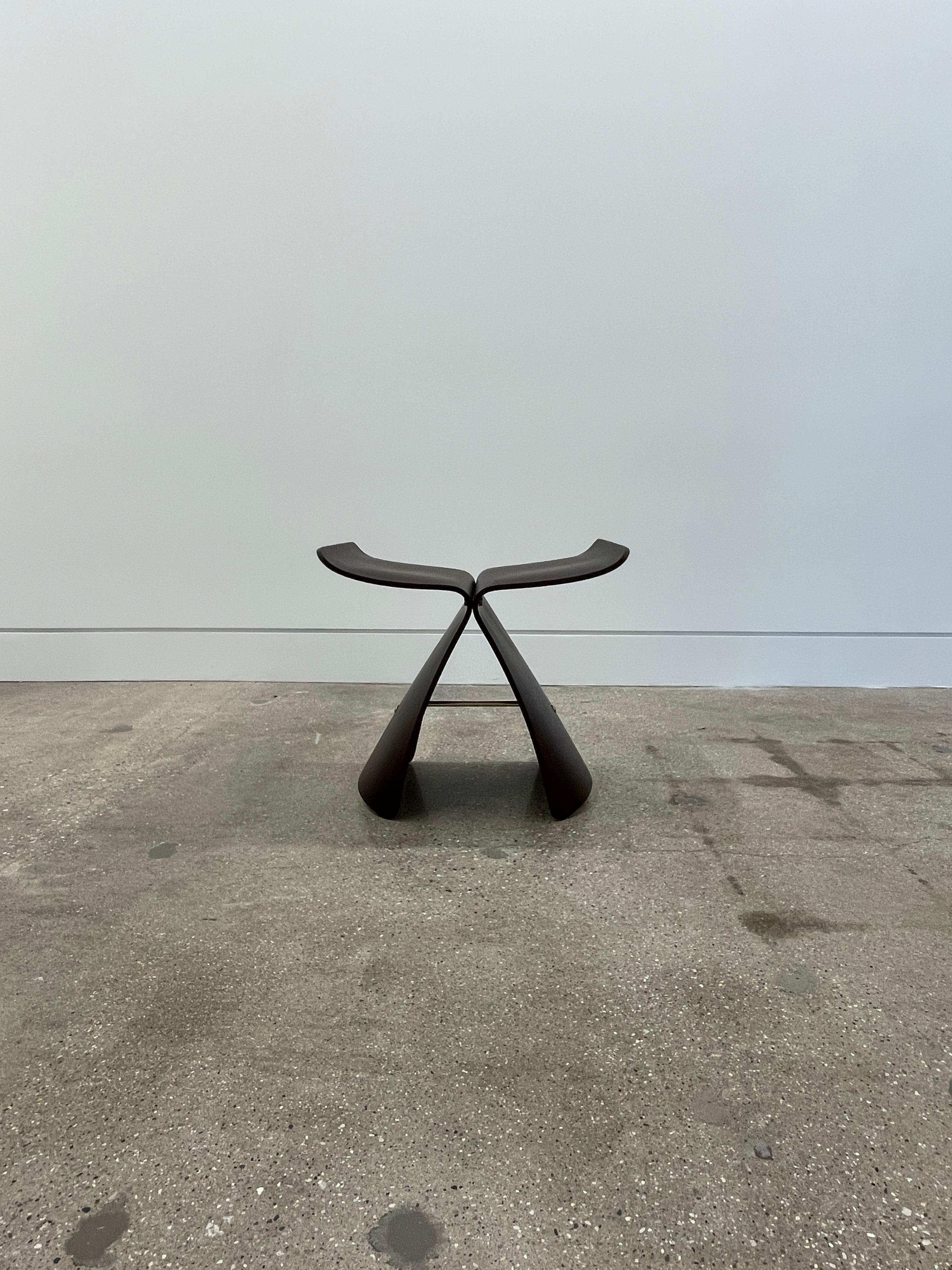 Sori Yanagi Model "Butterfly" Stool for Tendo Mokko, Japan, 2000s For Sale at 1stDibs