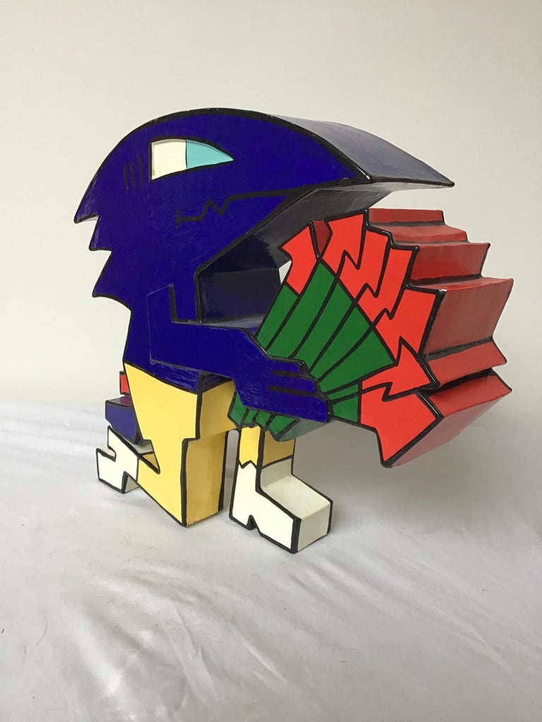 South African Pop Art Figure with Arrows at 1stDibs
