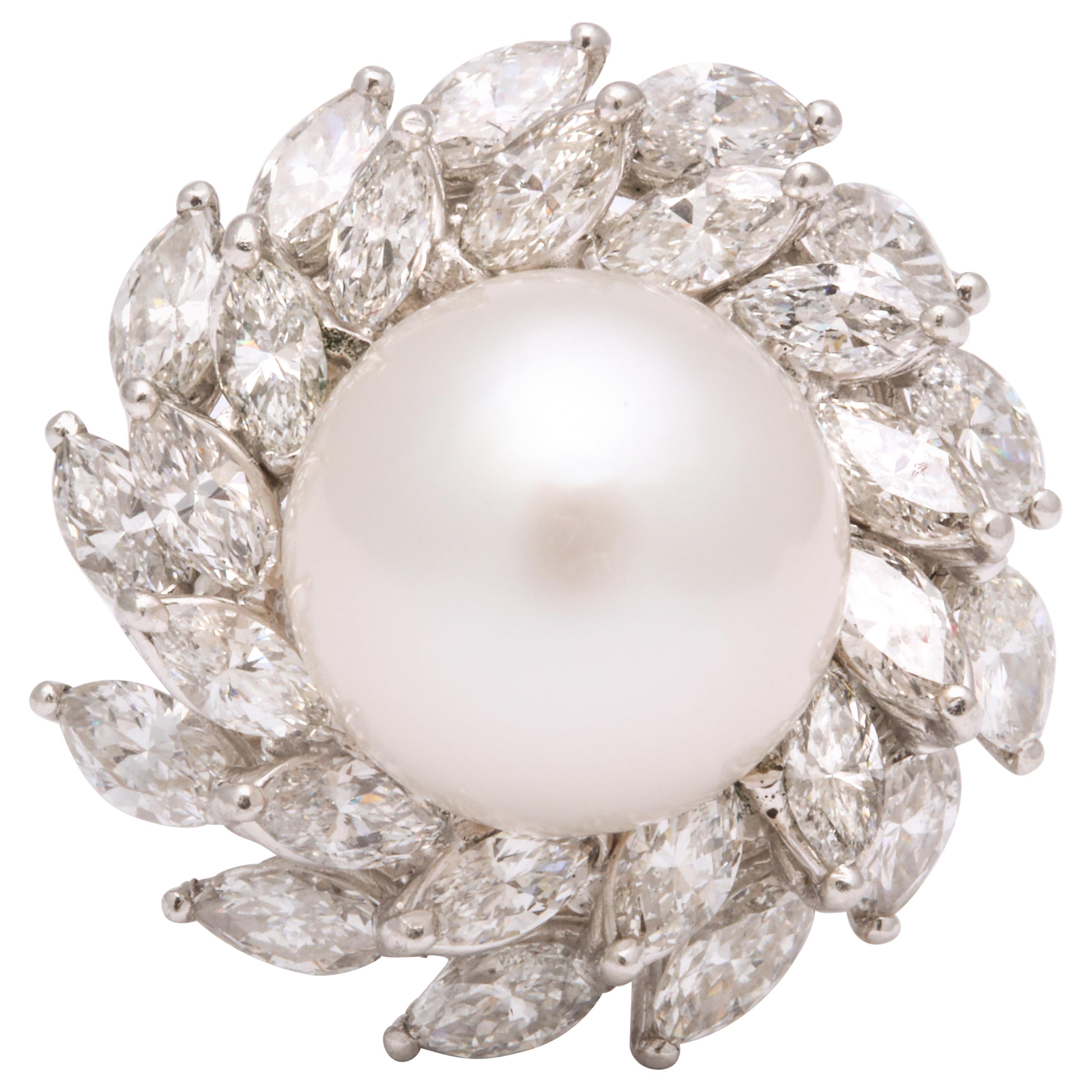 DAVID WEBB Baroque South Sea Pearl Ring For Sale at 1stDibs