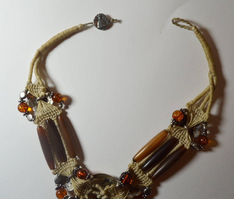 South West Native American Style Vintage Collar Doug and Mary Hancock ...