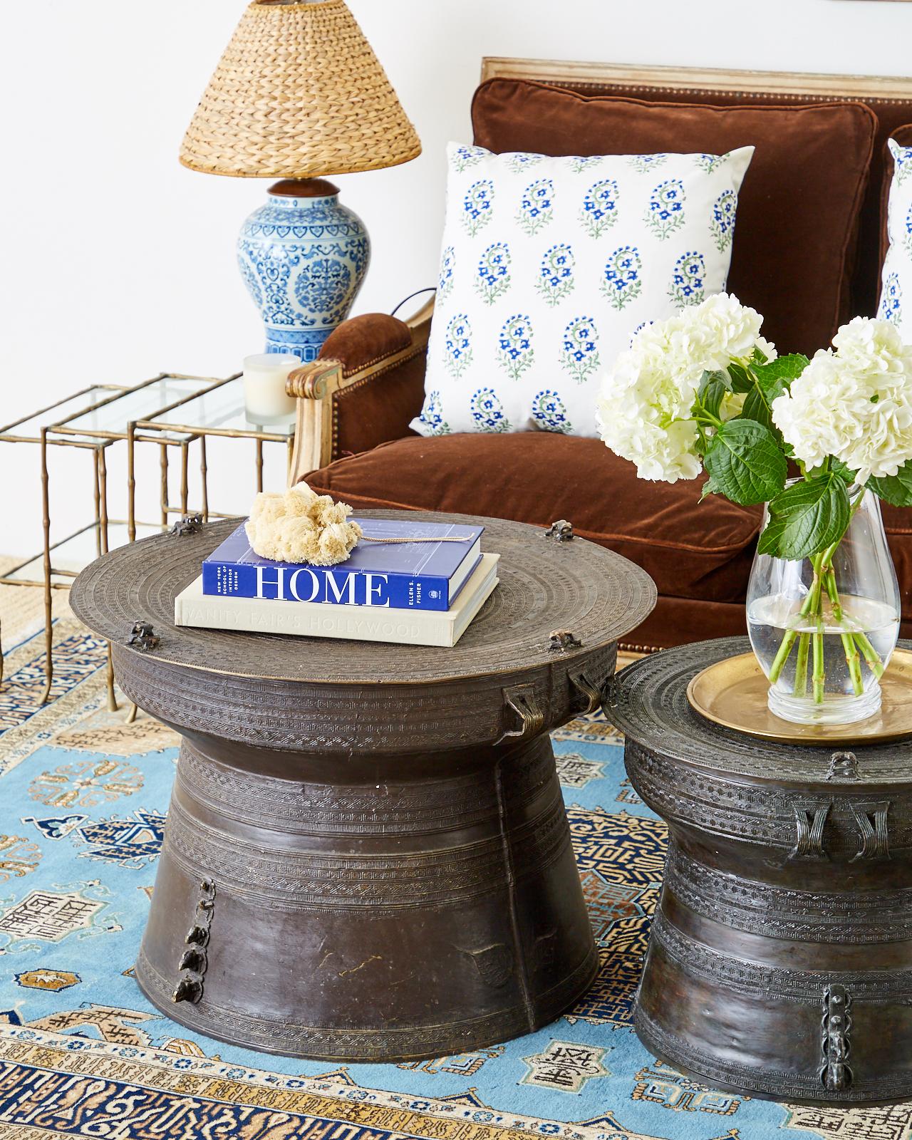 Southeast Asian Bronze Rain Drum Table or Frog Drum at 1stDibs | frog ...