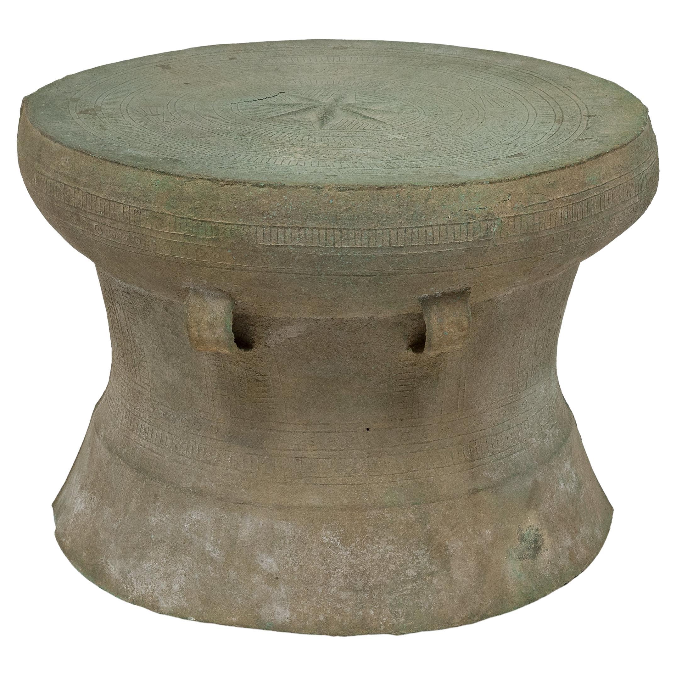 Southeast Asian Dong Son Bronze Ritual Drum, c. 200 BC For Sale at 1stDibs