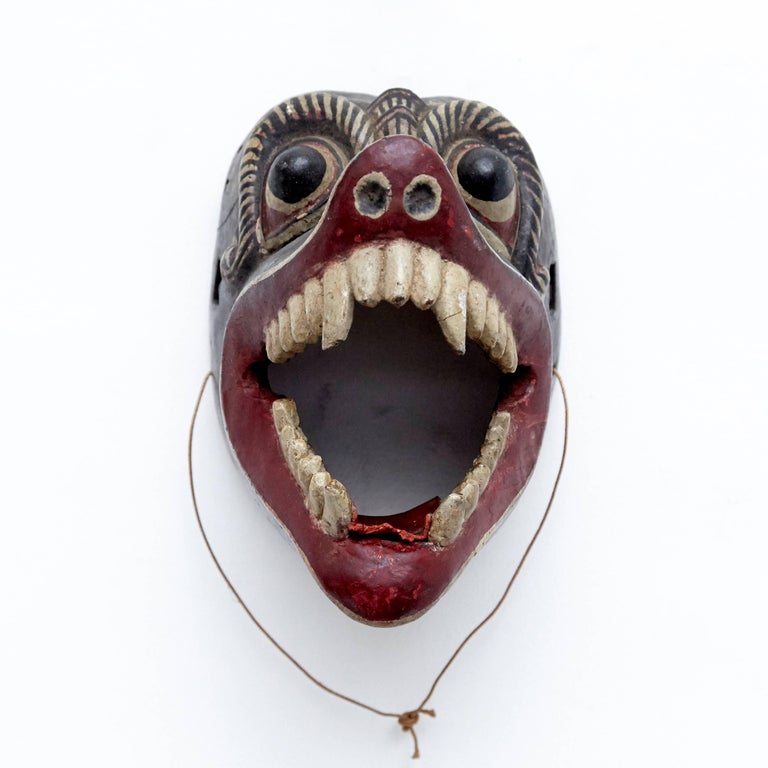 Southeast East of Asia Mask from the 20th Century For Sale at 1stDibs