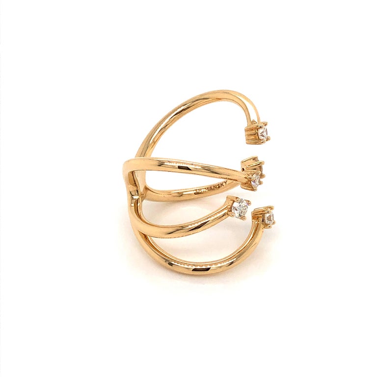 Southern Cross Ring Crafted in 18 Karat Yellow Gold with Diamonds For ...