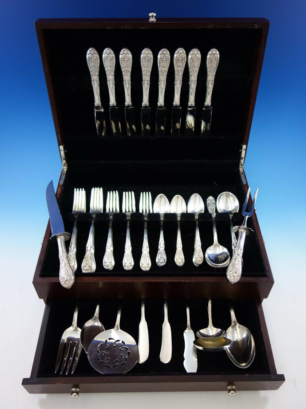 Southern Grandeur by Easterling Sterling Silver Flatware Service 8 Set ...