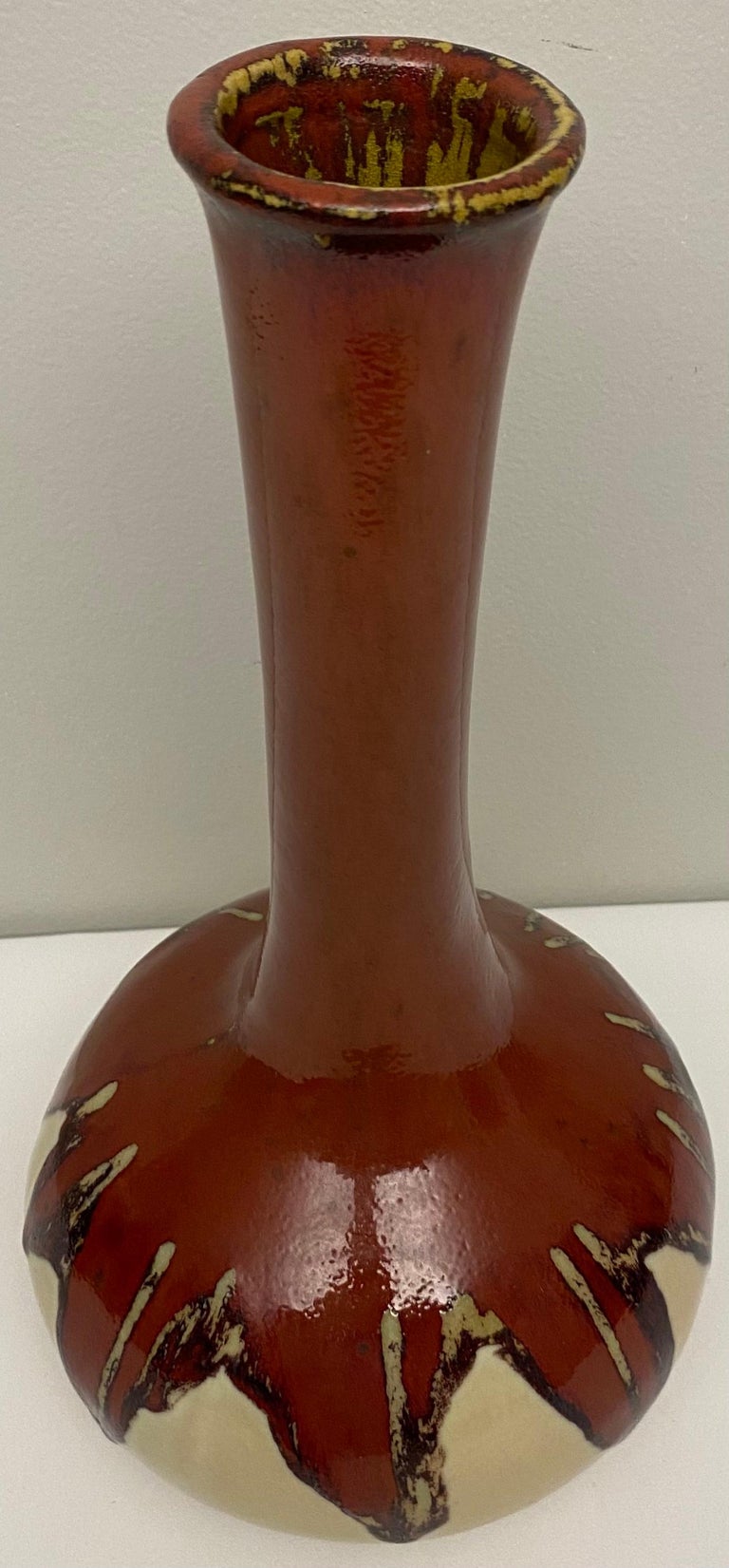 Southwest Native American Style Ceramic Flower Vase For Sale at 1stDibs