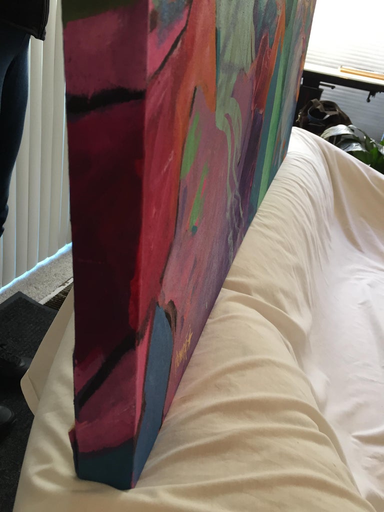 Extra Large Contemporary Oil Painting on Canvas by Downe Burns For Sale ...