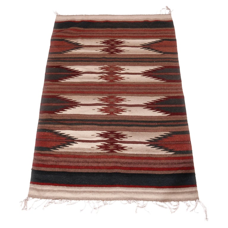Southwestern Native American Indian Style Wool Rug Circa 1930 at 1stDibs