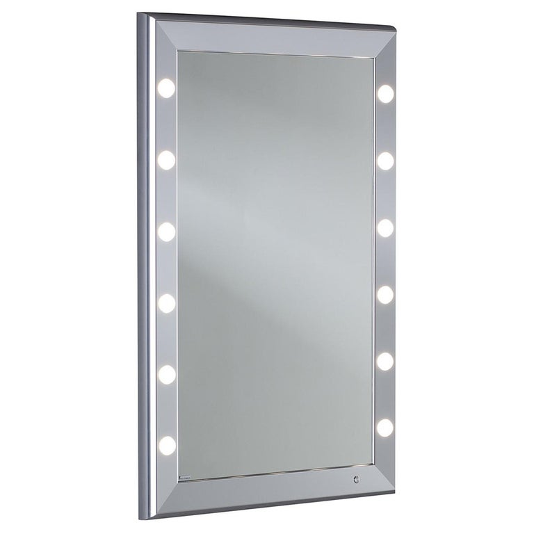 SP Rectangular Lighted Wall Mirror For Sale at 1stDibs