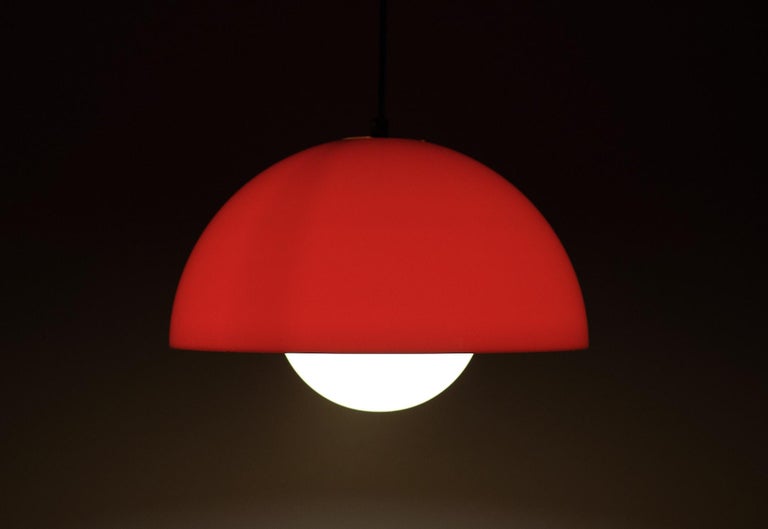 Space Ace Flower Pot Ceiling Lamp, 1960s For Sale at 1stDibs