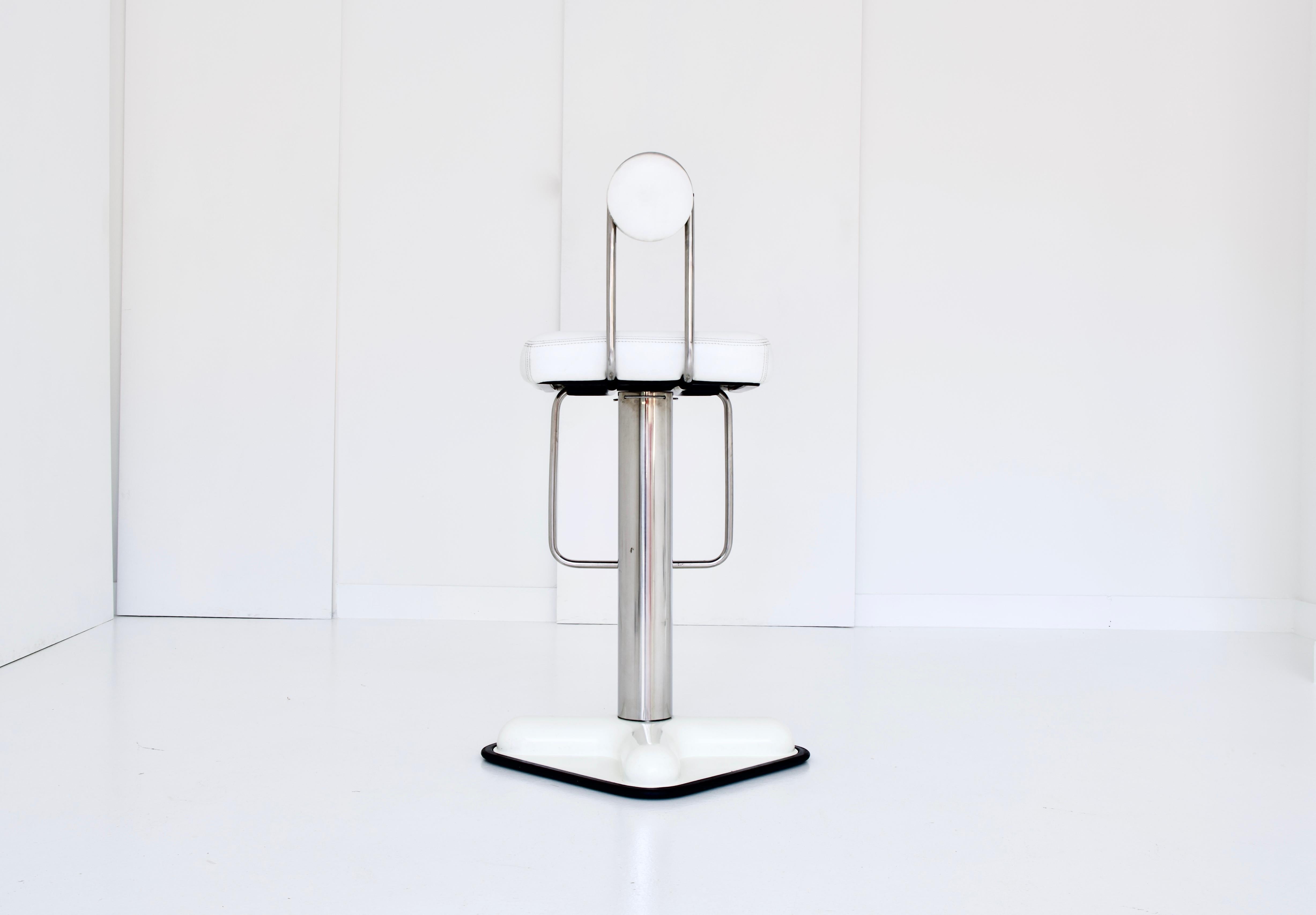 Space Age "Birillo" Bar Stool by "Joe" Colombo for Zanotta, Italy, 1970 ...