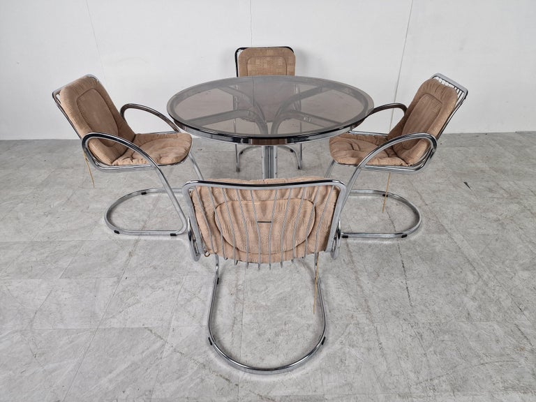 Space Age Dining Set by Gastone Rinaldi, 1970s For Sale at 1stDibs