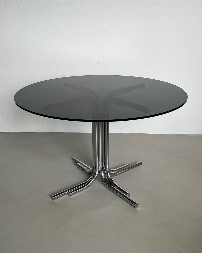 Space Age Dining Set with Six Cobra Chairs by Giotto Stoppino and ...