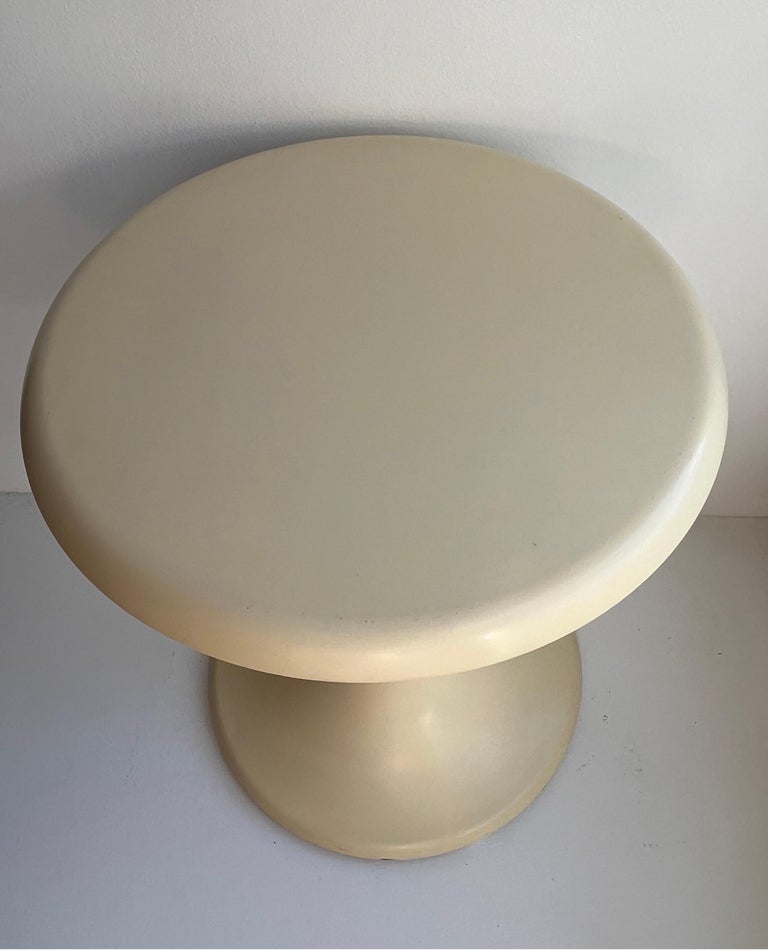 Space Age End Table / Stool in the Style of I. Gardella and A. Castelli ...