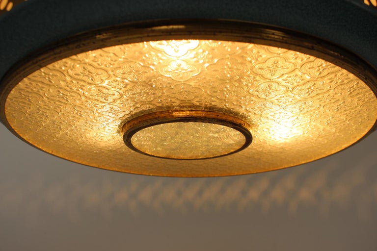 Space Age Metal Pendant by Ludib Bratislava, Czechoslovakia, 1960's For ...