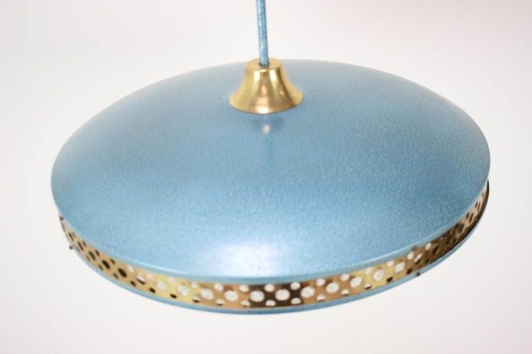 Space Age Metal Pendant by Ludib Bratislava, Czechoslovakia, 1960's For ...