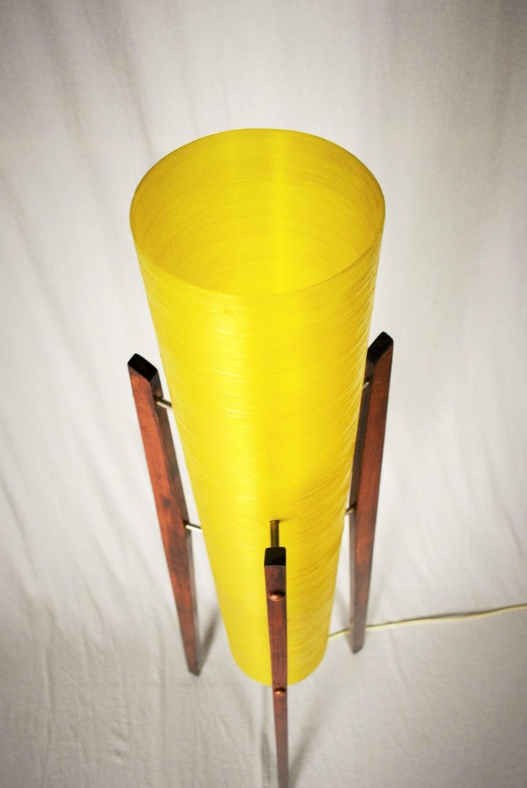 Space Age Midcentury Floor Lamp "Rocket", 1970s at 1stDibs