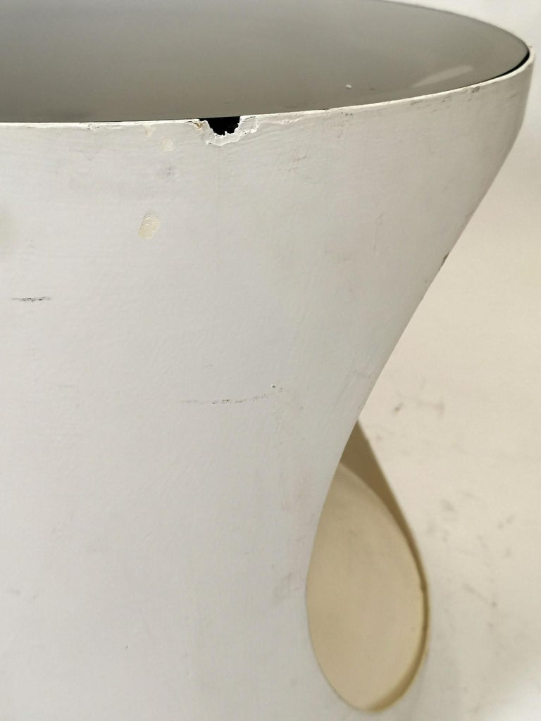 Space Age Painted Wooden Side Table with two Shelves, 1960s For Sale at ...