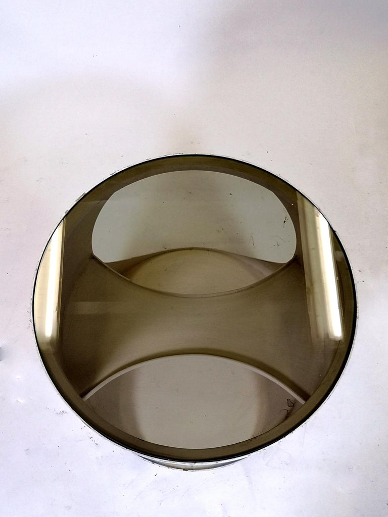 Space Age Painted Wooden Side Table with two Shelves, 1960s For Sale at ...