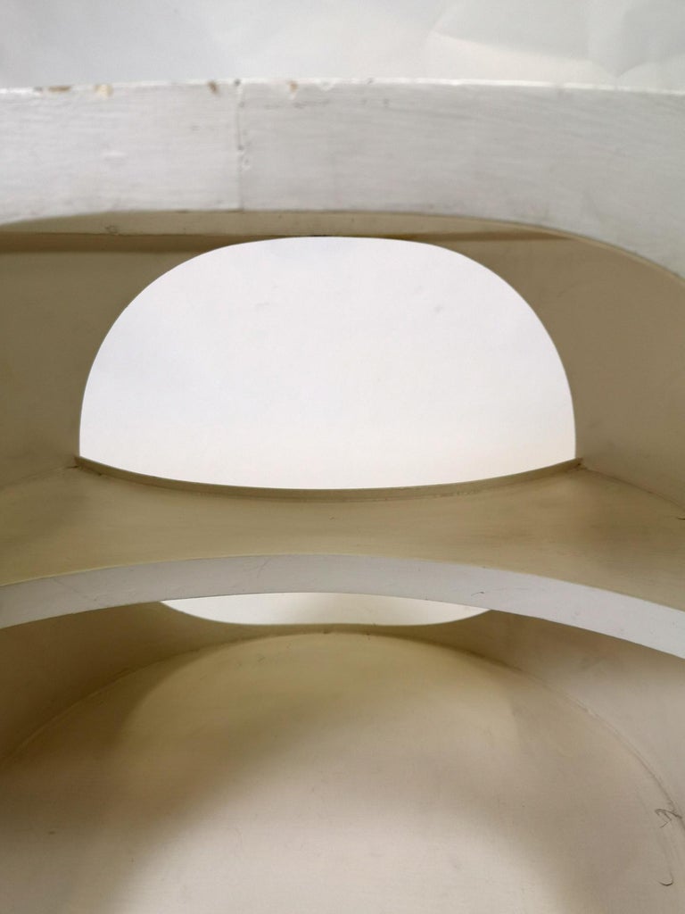 Space Age Painted Wooden Side Table with two Shelves, 1960s For Sale at ...