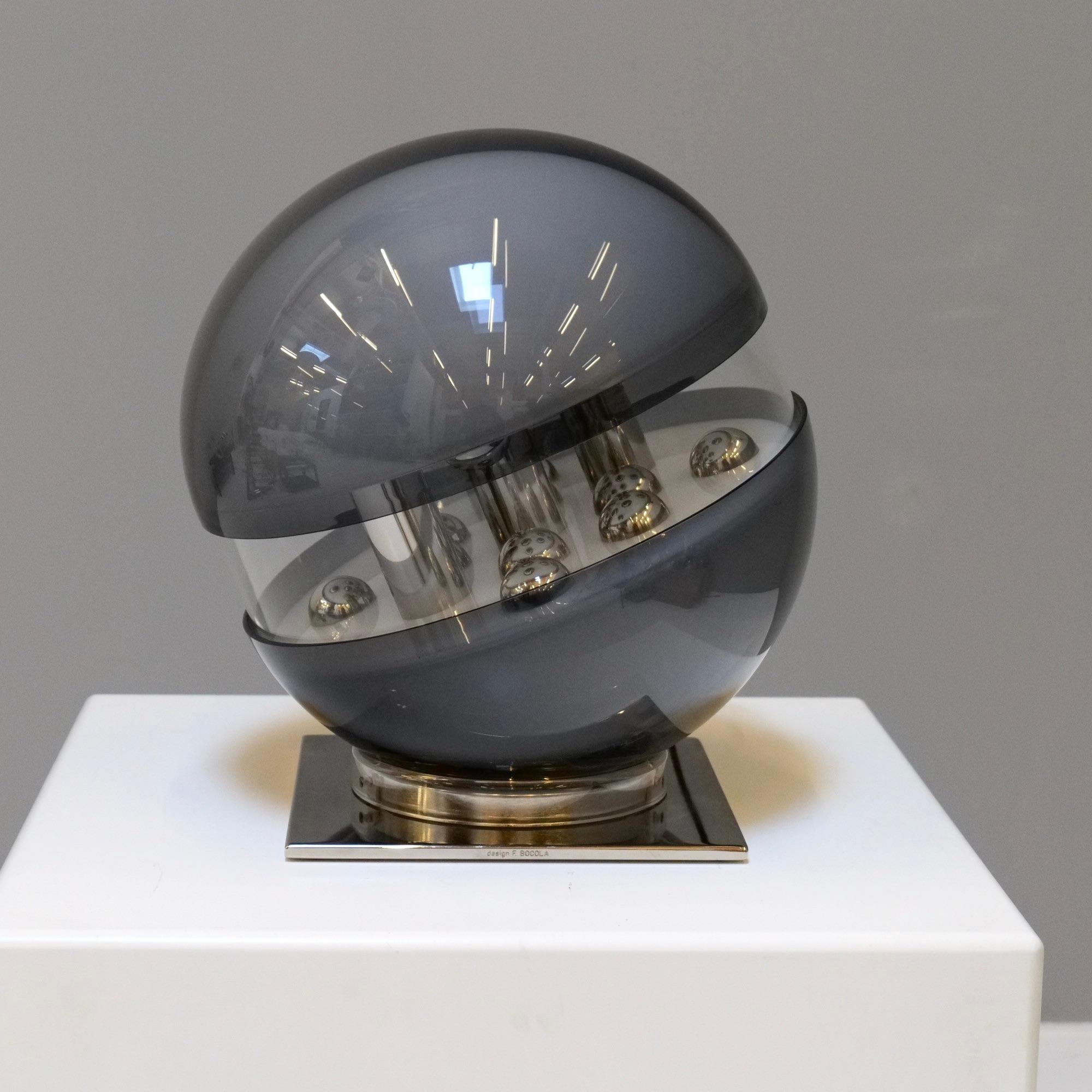 Space Age - Quasar lamp by Francesco Bocola for Stilnovo - 1970s at 1stDibs