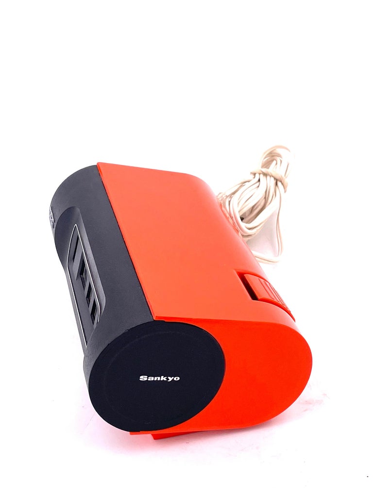 Space Age Rare Alarm Clock by Sankyo Japan Digi-Glo at 1stDibs