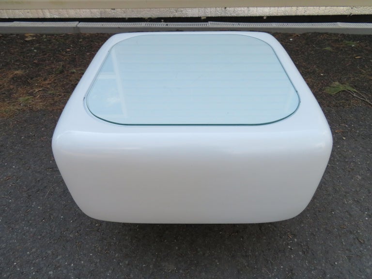 Space Age Steelcase Side Table by William Andrus Mid-Century Modern For ...