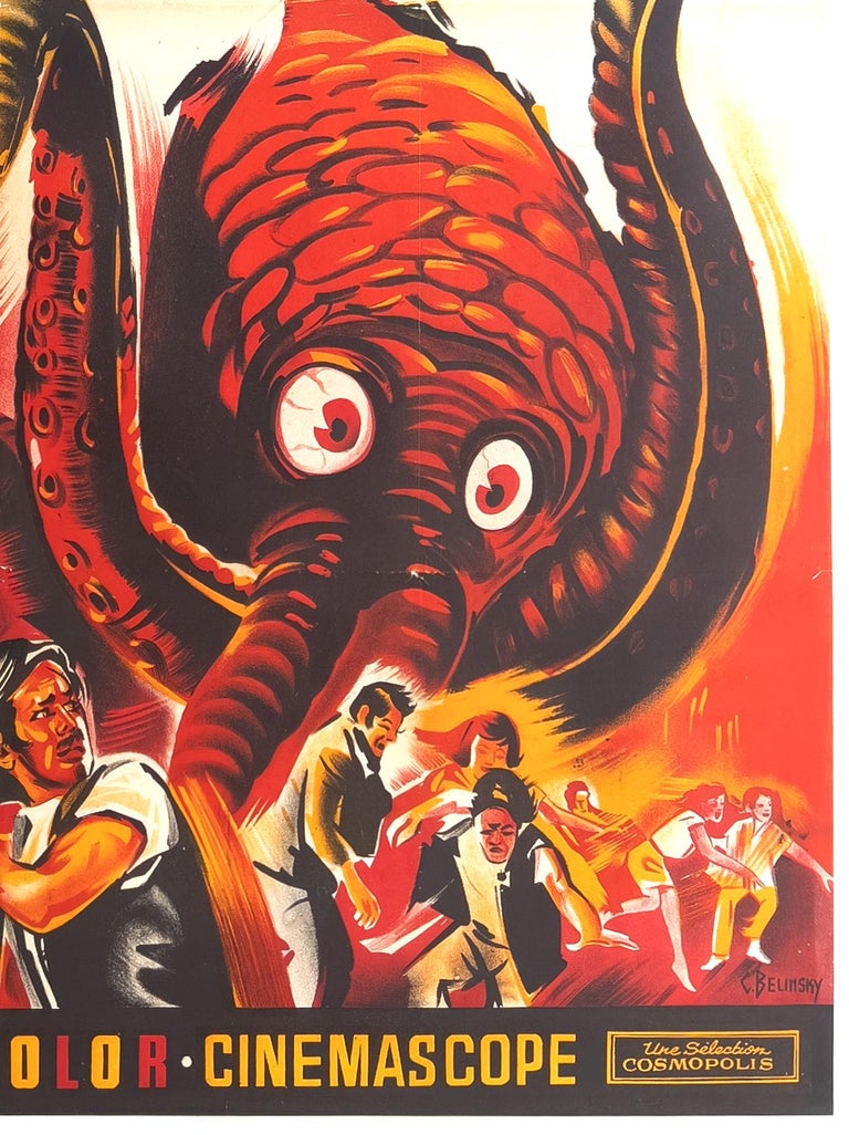 Space Amoeba 1971 French Grande Film Movie Poster, Belinksy, Linen ...