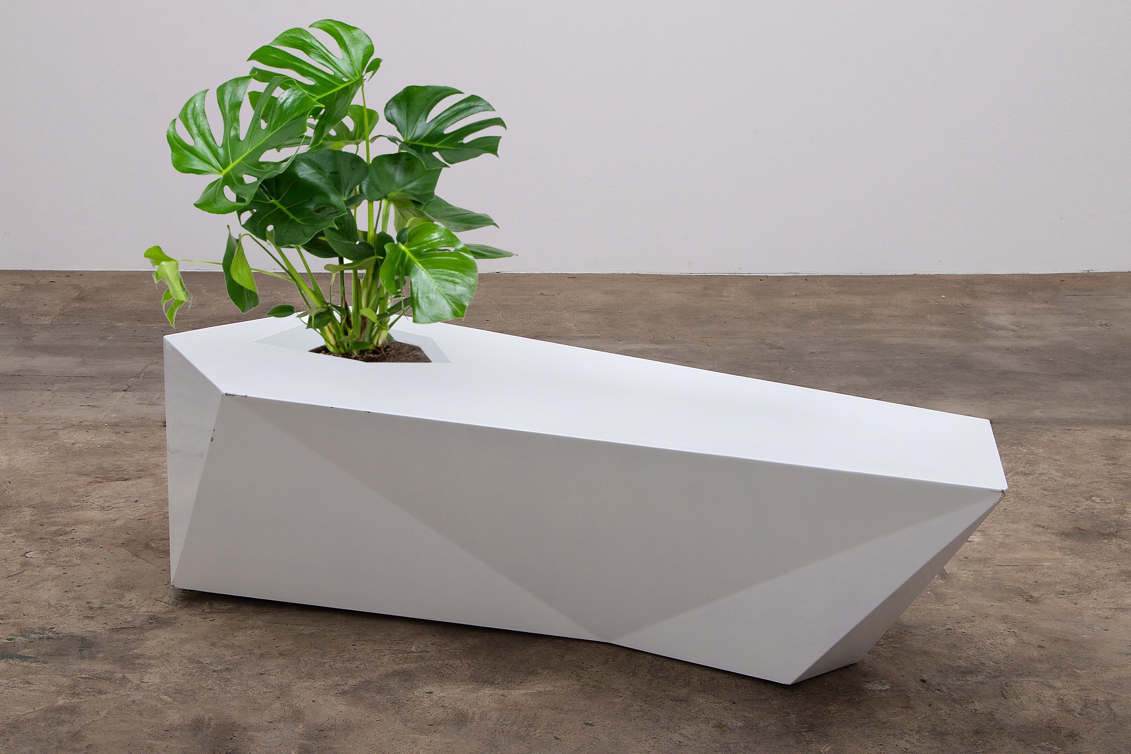 Spage age coffee table with planter made in Spain, 1970 For Sale at 1stDibs