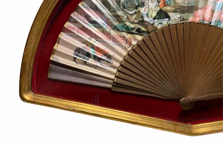 Spaniard Fan Shadow Box For Sale at 1stDibs